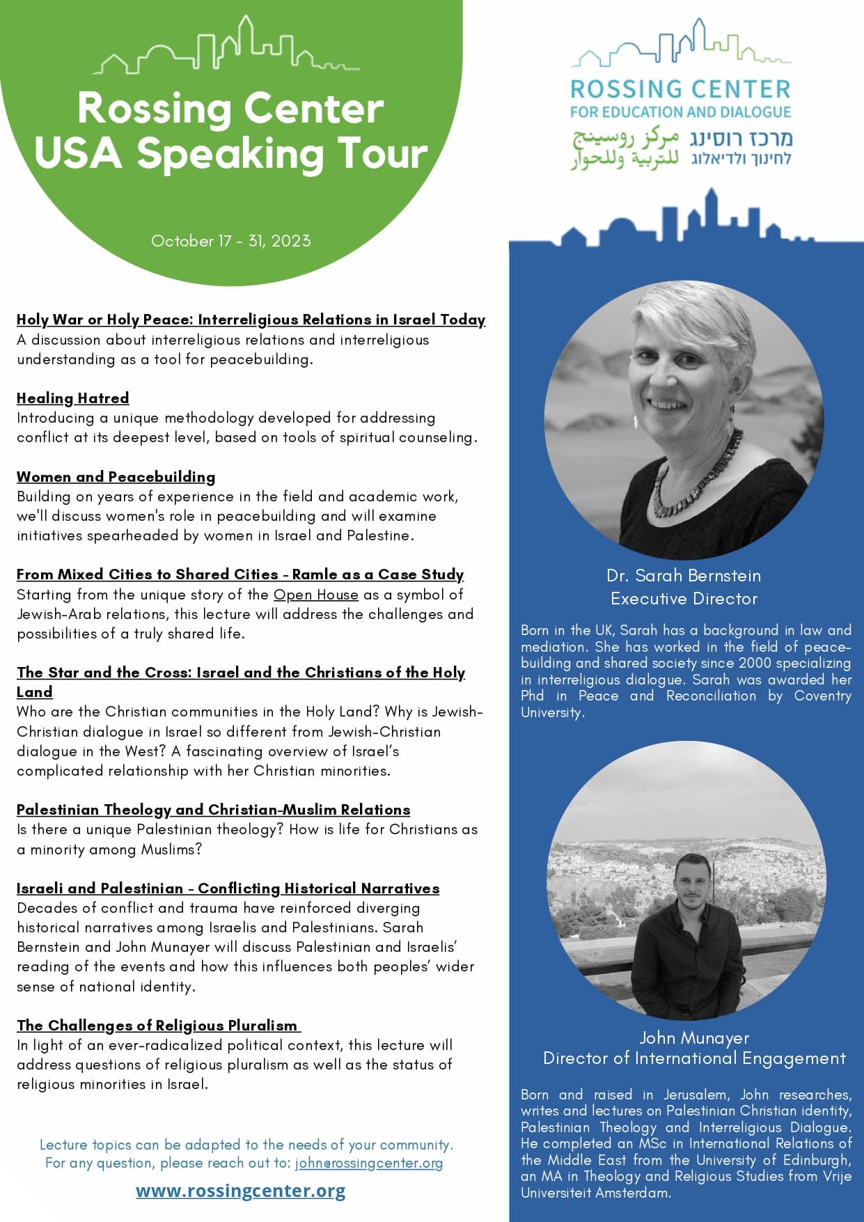 The Rossing Report 06/2023 - Rossing Center for Education and Dialogue